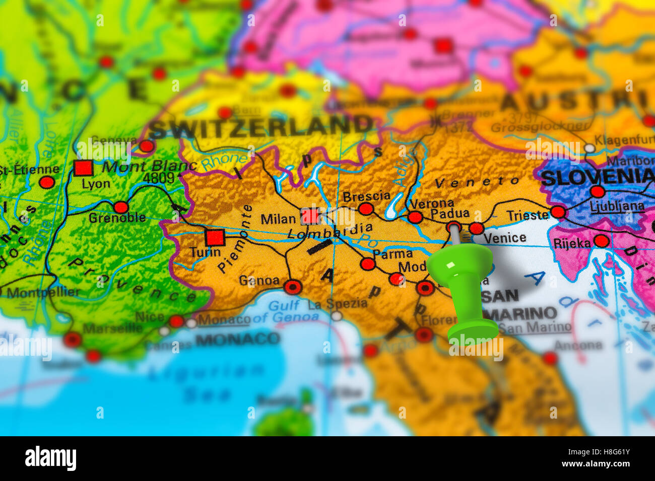 Mappa di padova immagini e fotografie stock ad alta risoluzione - Alamy