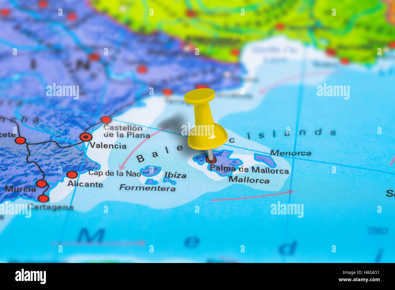 Cartina Geografica Maiorca Spagna
