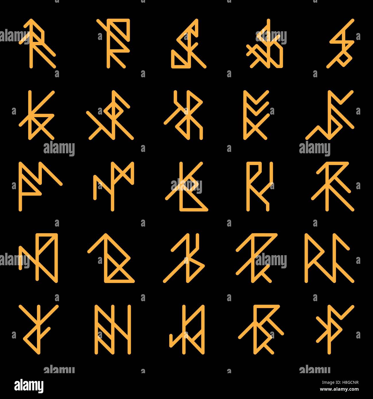 Runes vector vectors immagini e fotografie stock ad alta risoluzione ...