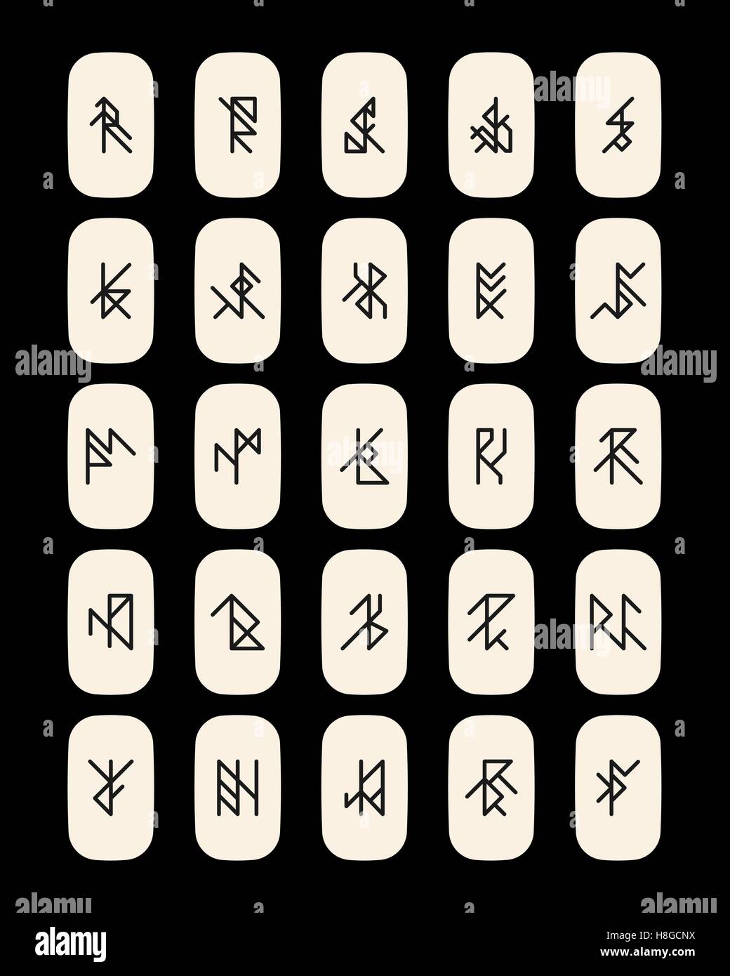 Runes vector vectors immagini e fotografie stock ad alta risoluzione ...