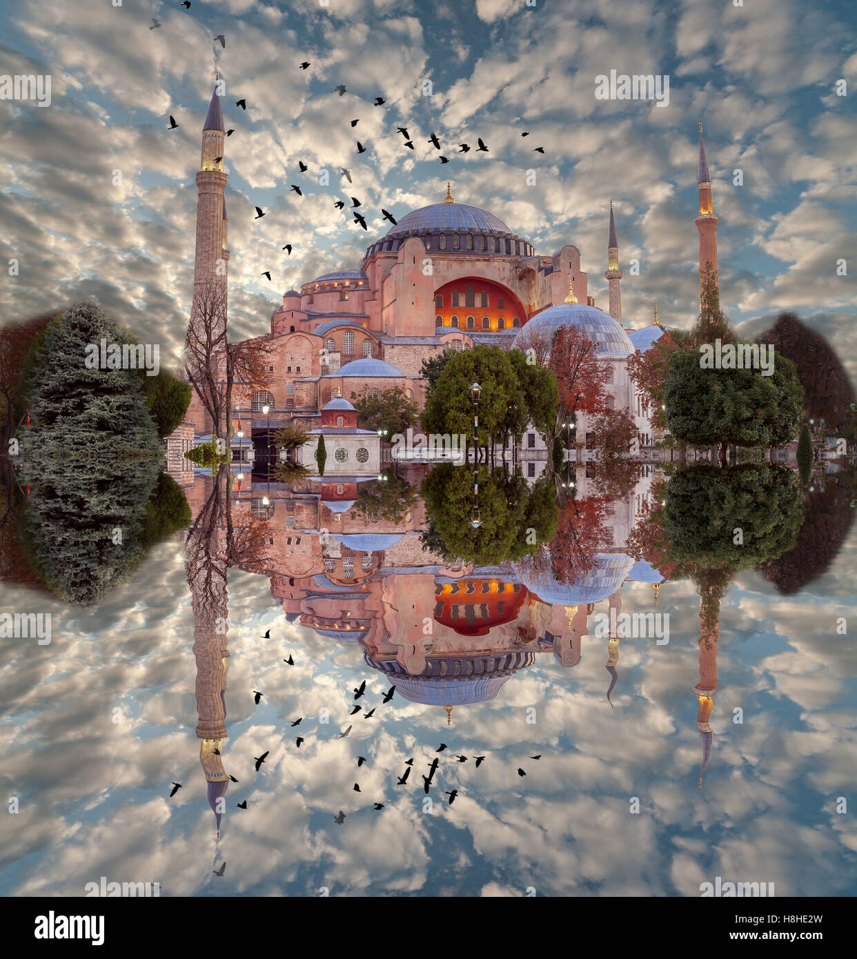 Il famoso monumento di architettura bizantina. Vista la basilica di ...