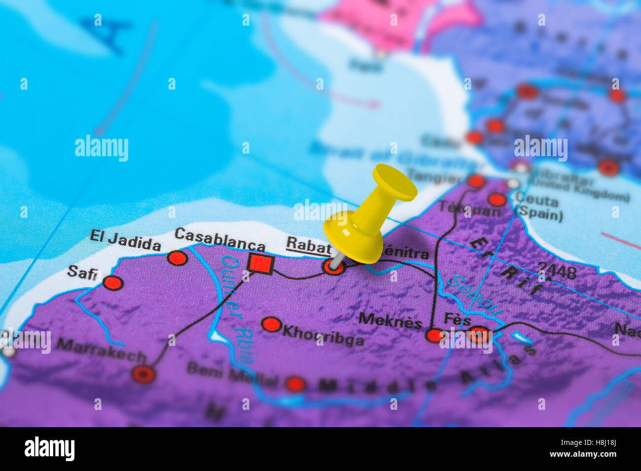 Marocco cartina politica immagini e fotografie stock ad alta risoluzione - Alamy