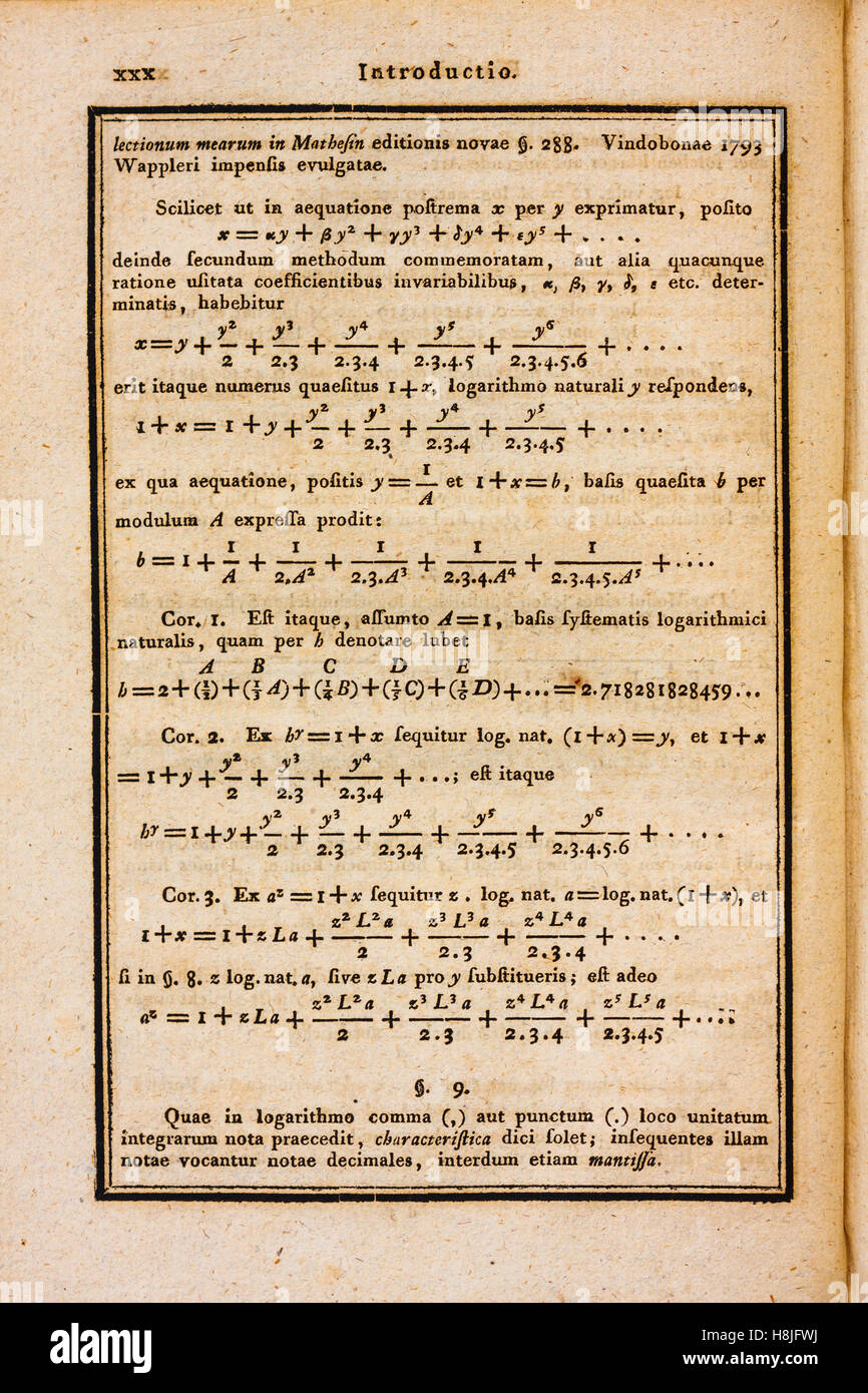 Matematica antico immagini e fotografie stock ad alta risoluzione - Alamy
