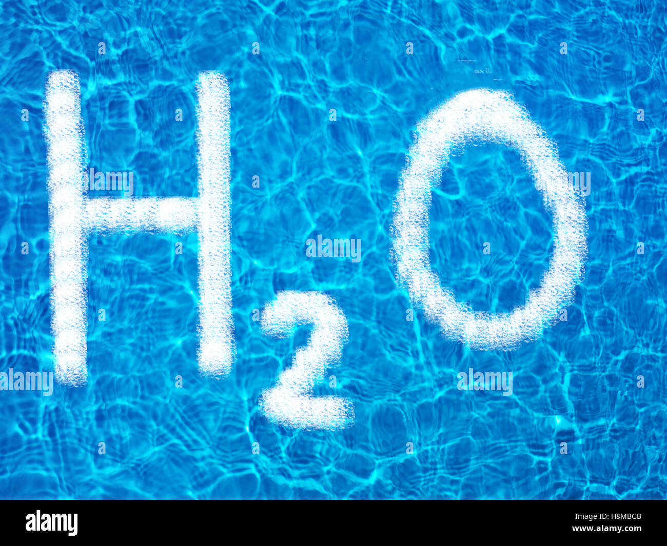 H2o chemical symbol immagini e fotografie stock ad alta risoluzione - Alamy