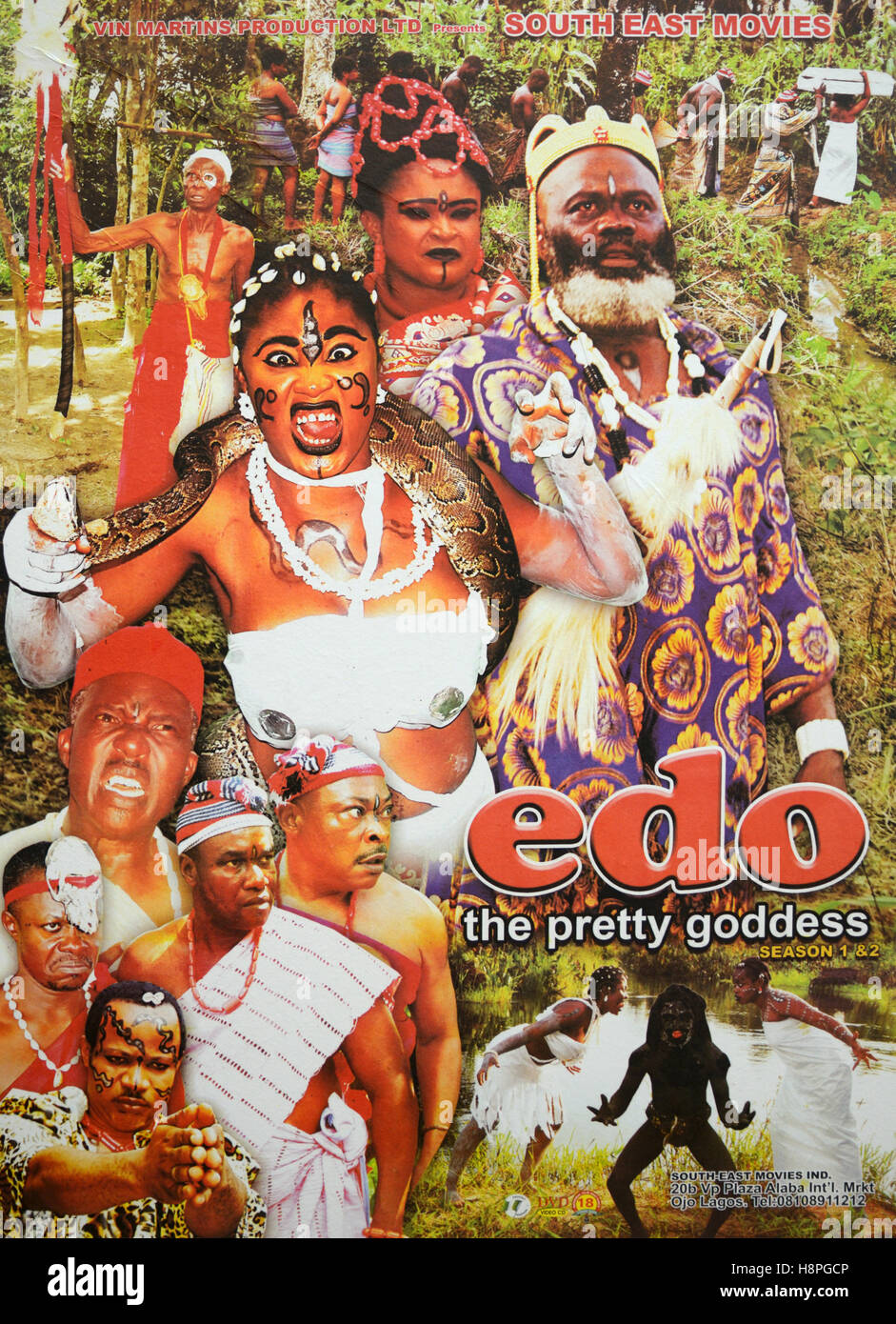 Nigerian nollywood film movie poster immagini e fotografie stock ad ...