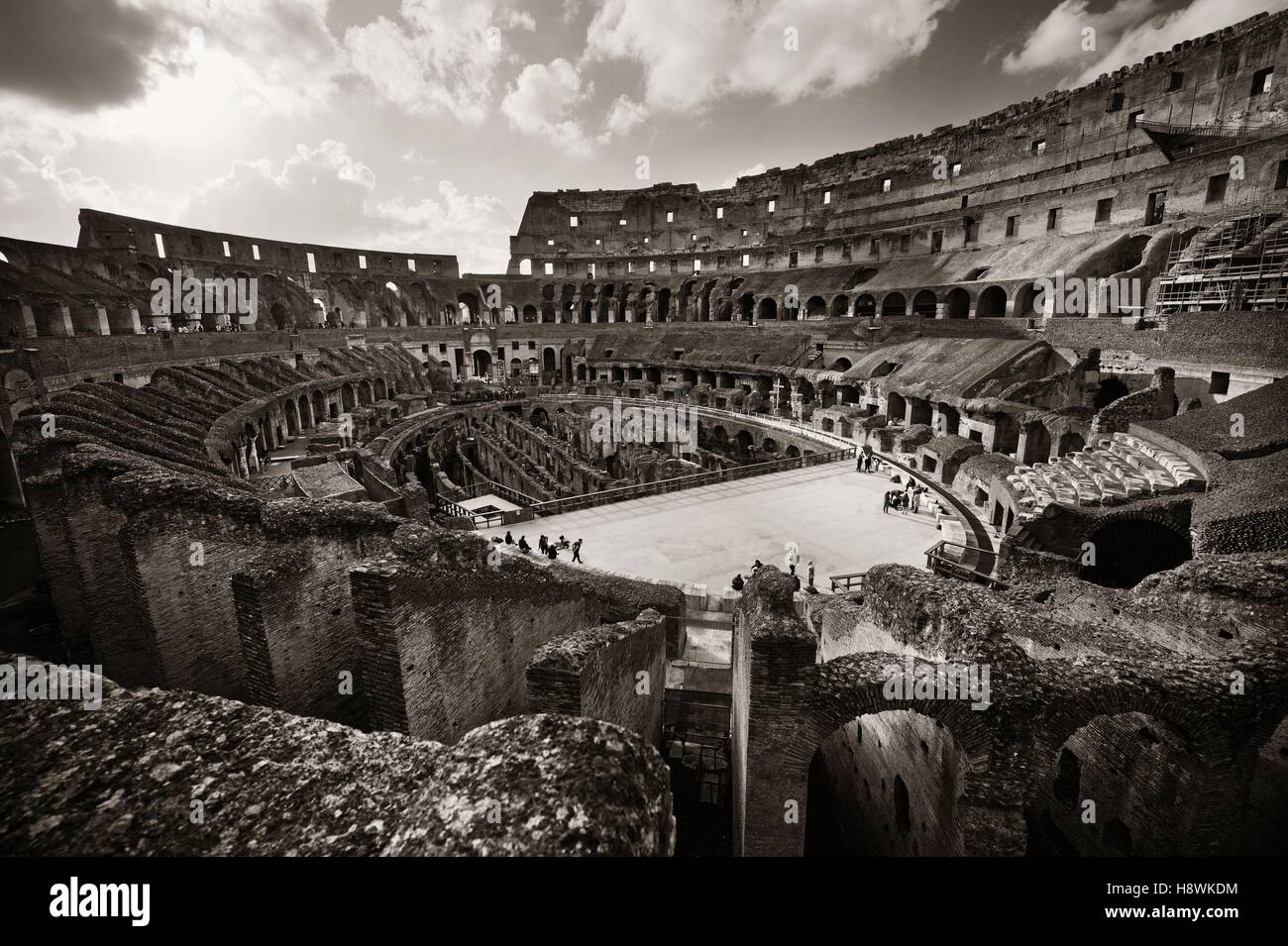 All'interno di vista sul Colosseo, il mondo noto punto di riferimento e ...