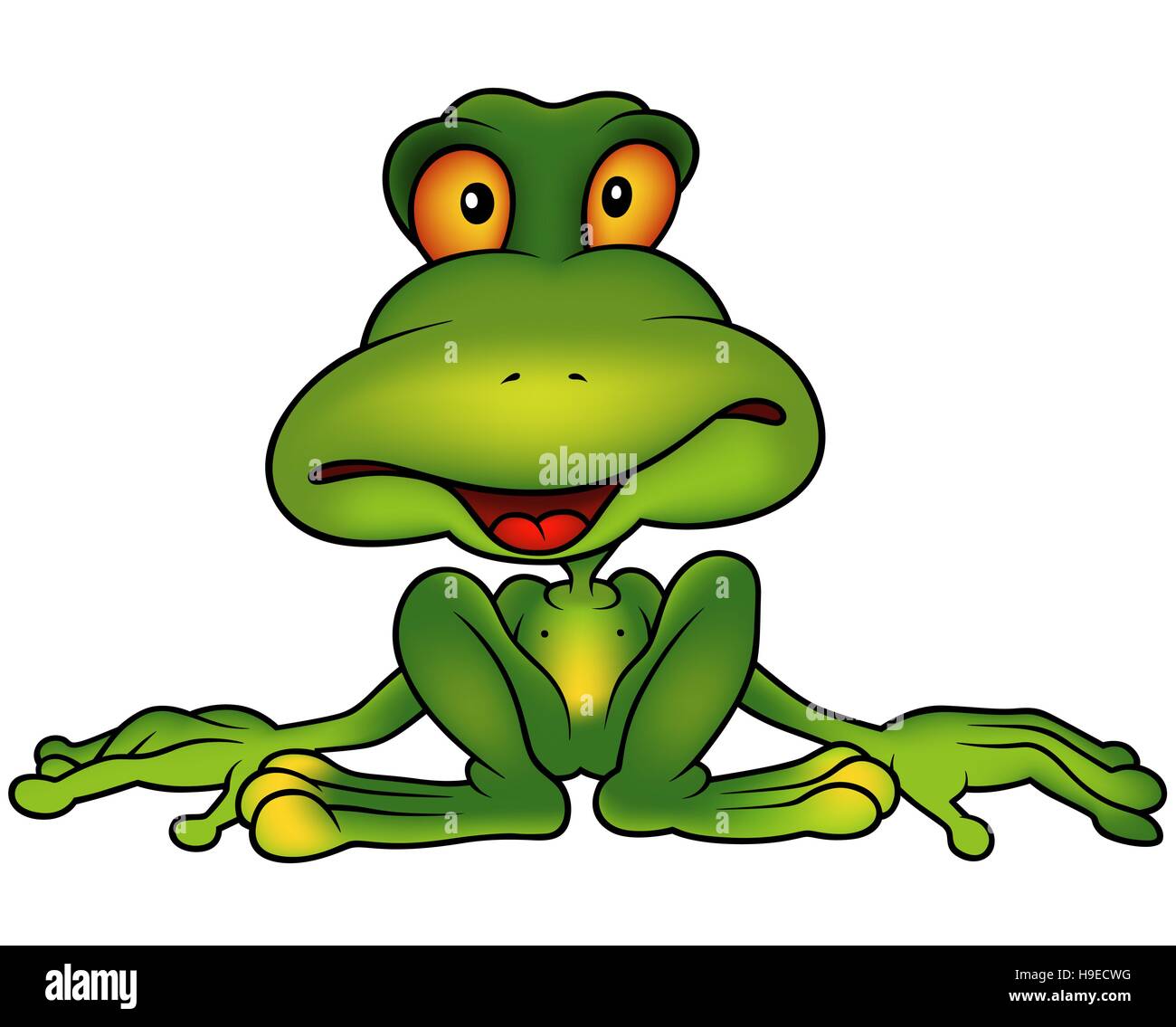 Cartone animato rana immagini e fotografie stock ad alta risoluzione ...