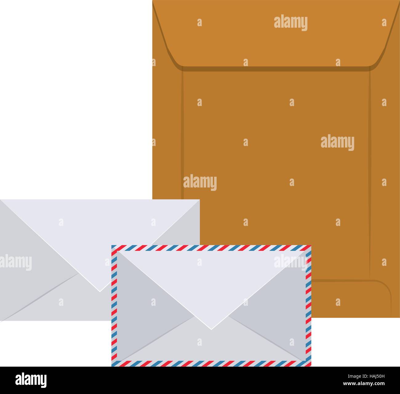 Icona a forma di busta. E-mail messaggio di posta la lettera e la ...