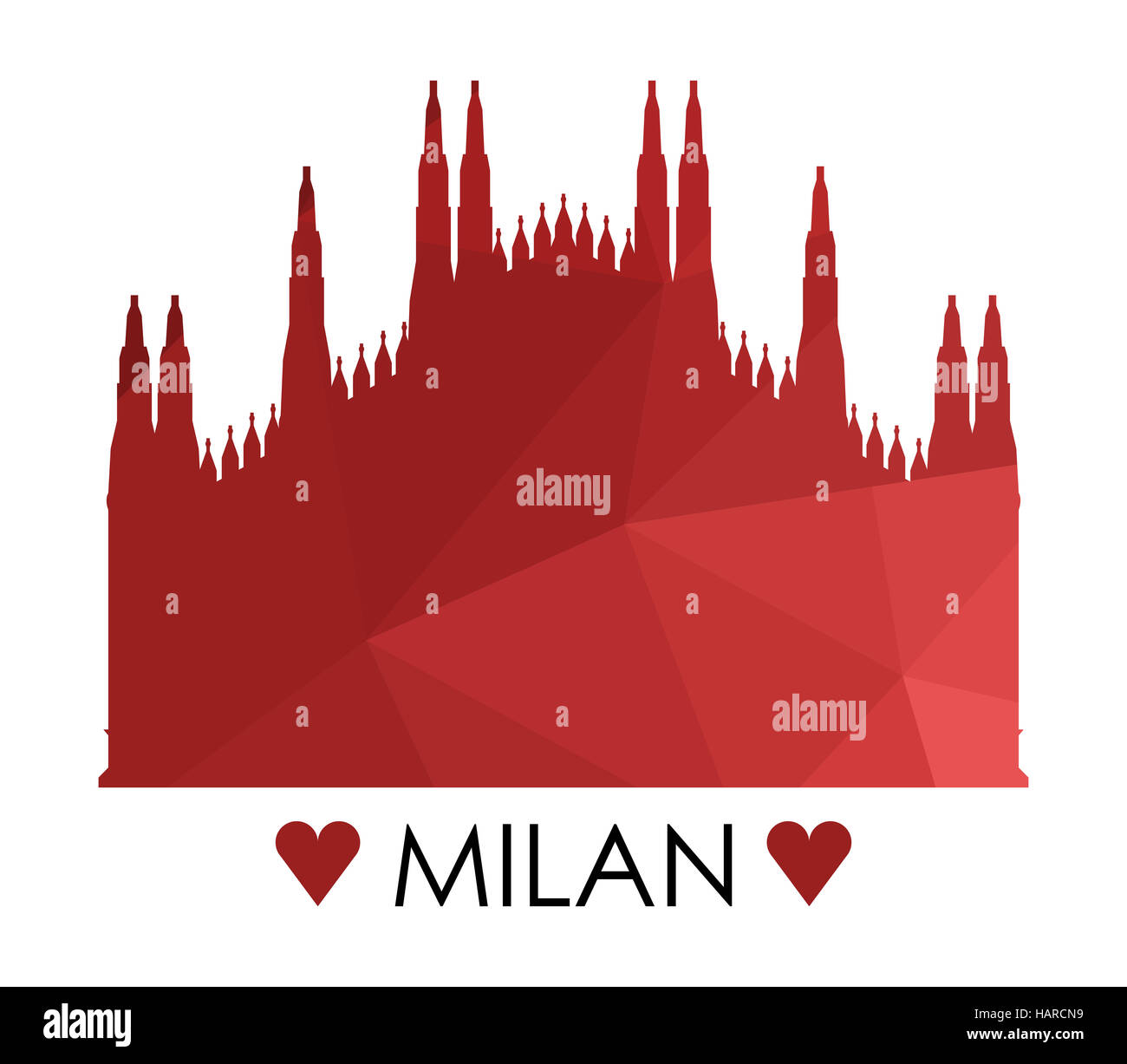 Duomo di milano disegno Immagini senza sfondo e Foto Stock ritagliate ...