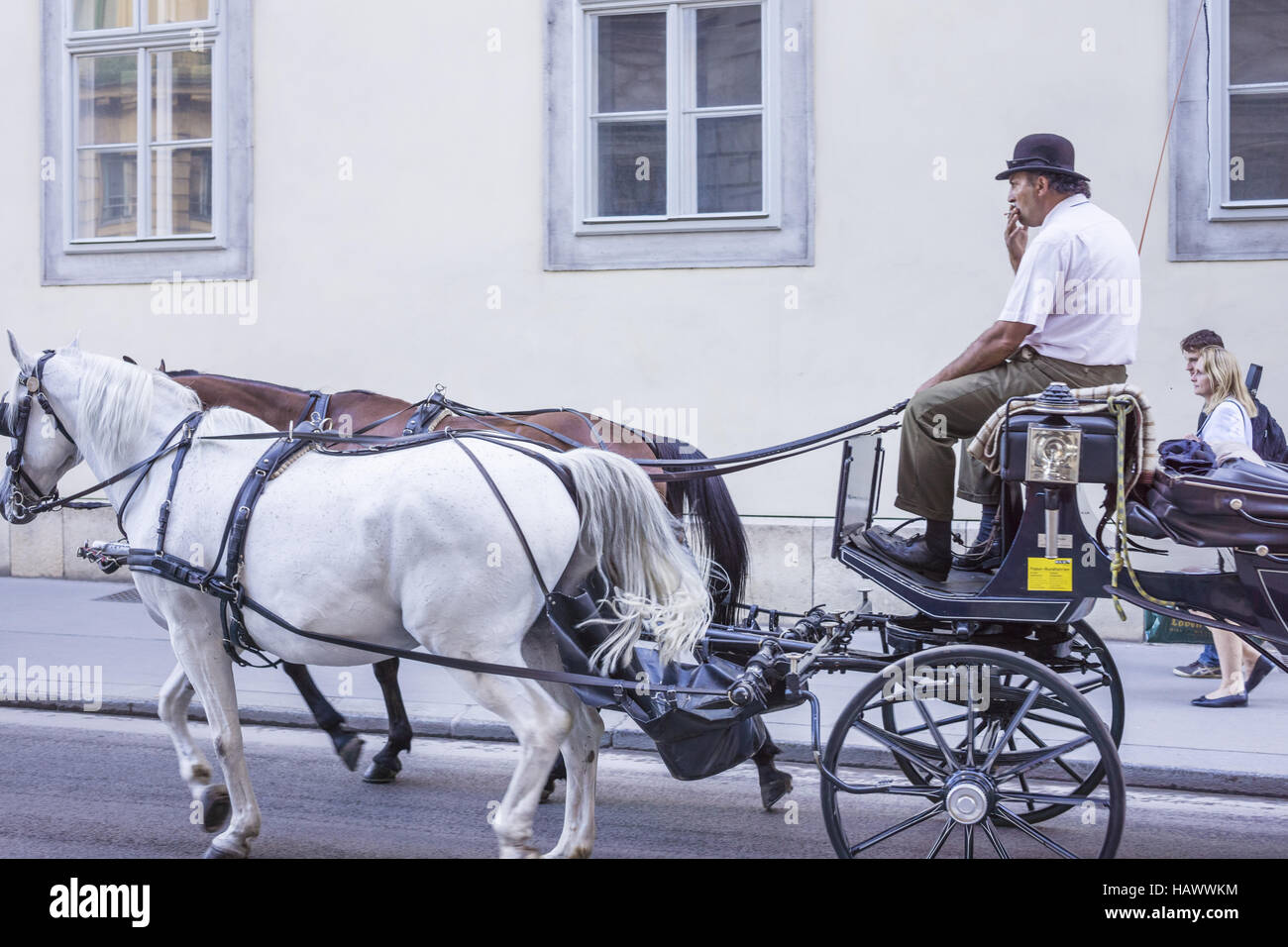 Carrozze a cavalli fiaker viennese immagini e fotografie stock ad alta ...
