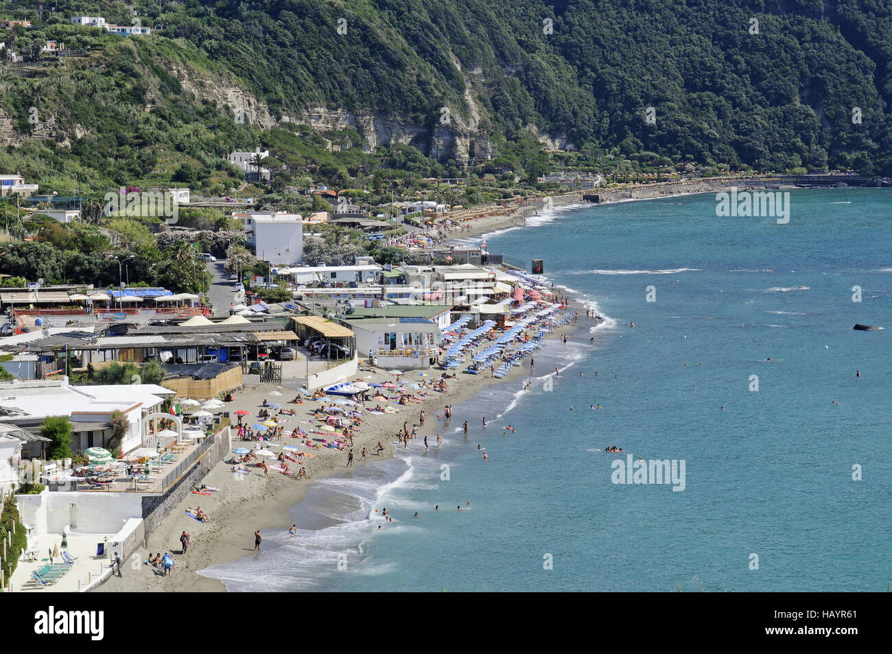 Citara, spiaggia, Forio di Ischia Campania, Italia Foto stock - Alamy