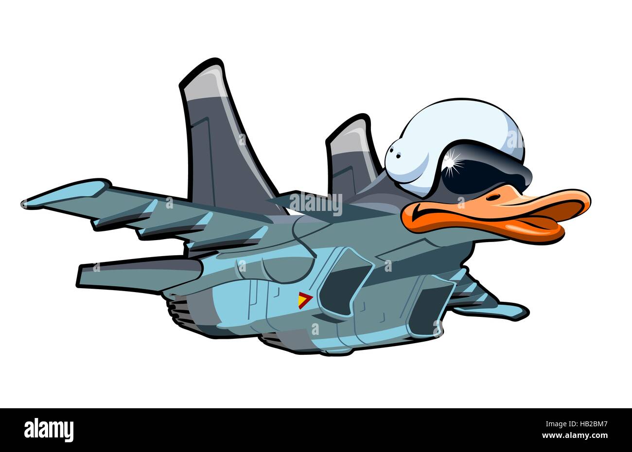 Cartoon illustration funny jet fighter immagini e fotografie stock ad ...