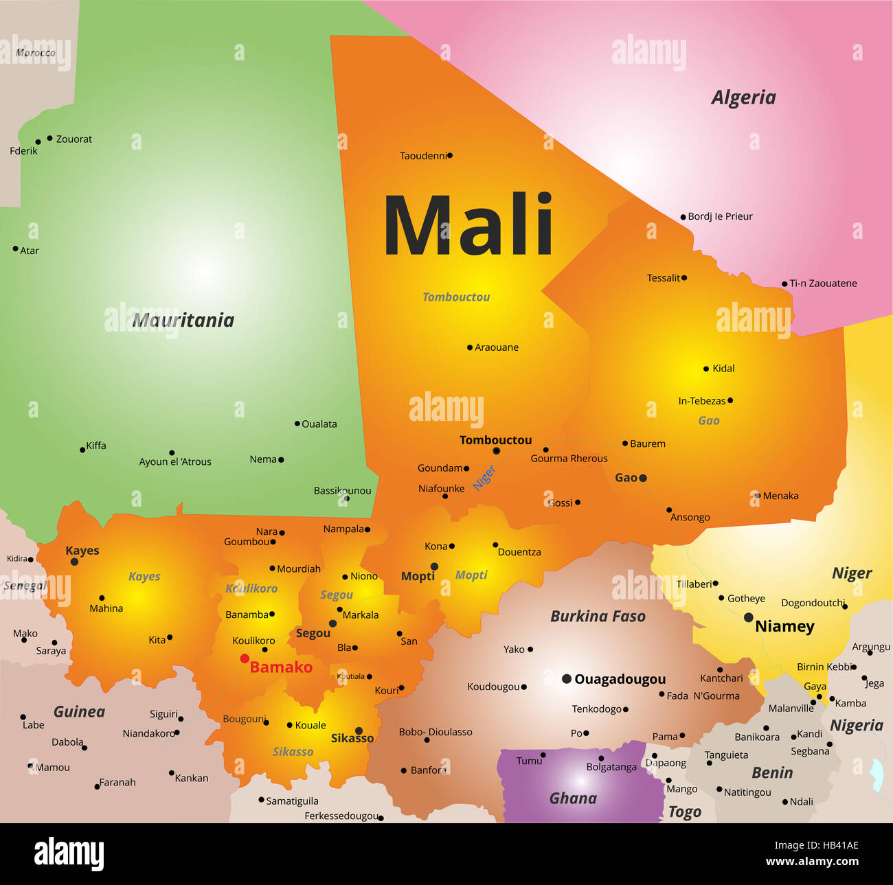 Map mali immagini e fotografie stock ad alta risoluzione - Alamy