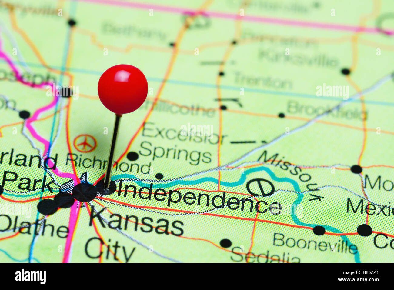 Mappa dell'indipendenza del missouri immagini e fotografie stock ad alta risoluzione - Alamy