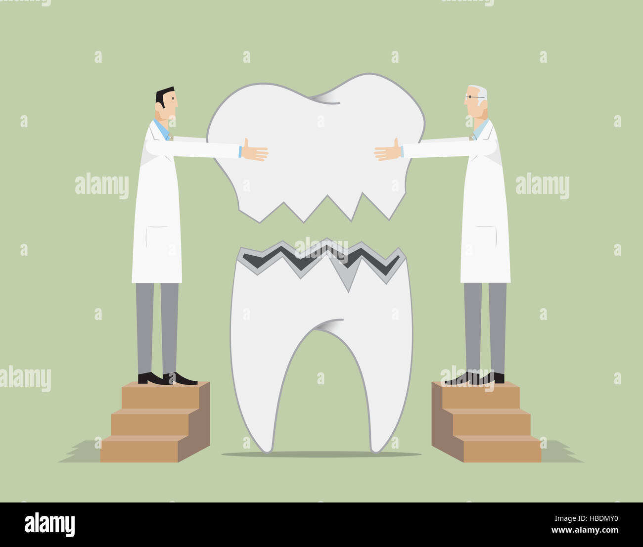 Dente rotto immagini e fotografie stock ad alta risoluzione - Alamy