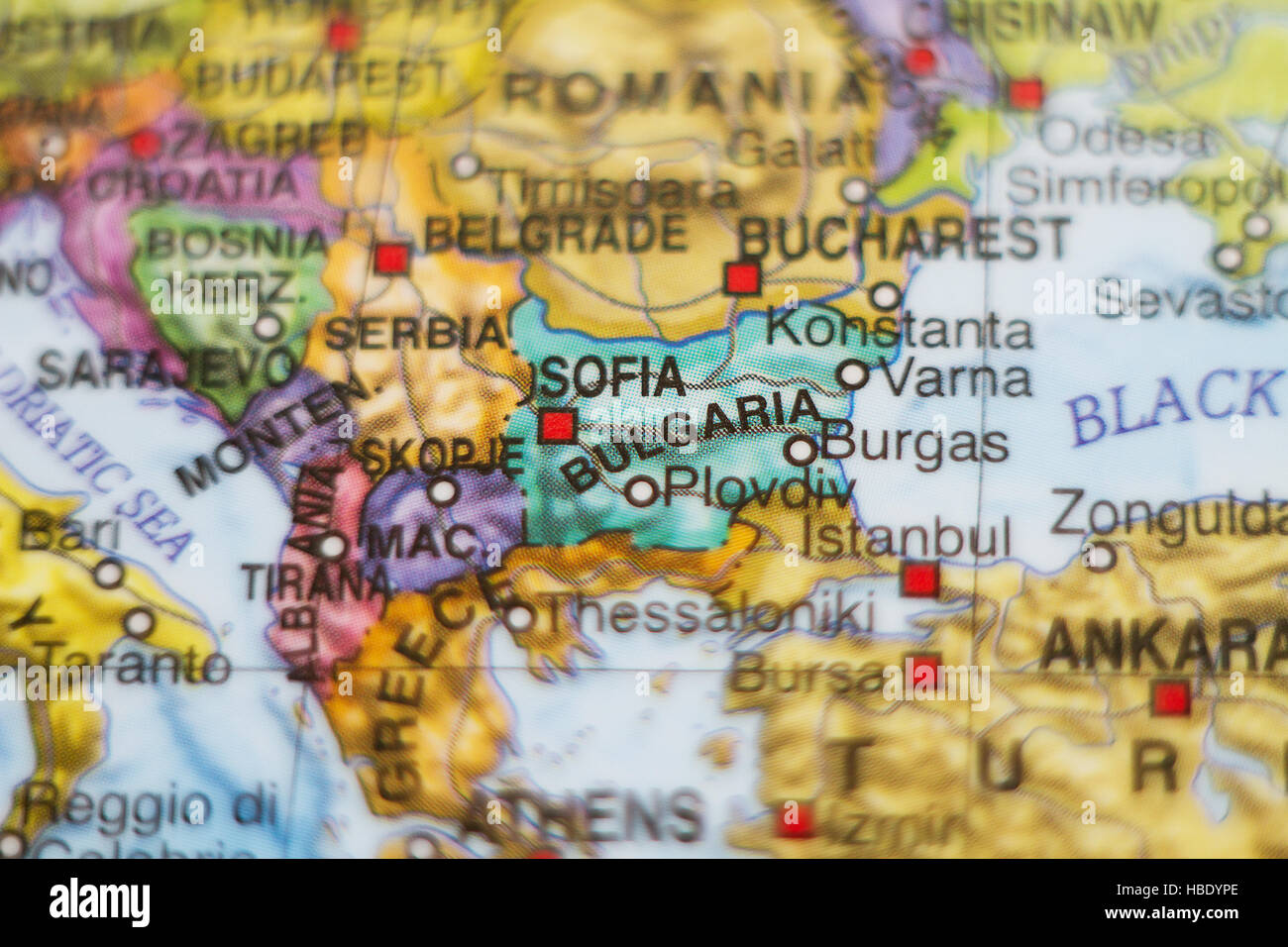 Mappa di sofia immagini e fotografie stock ad alta risoluzione - Alamy