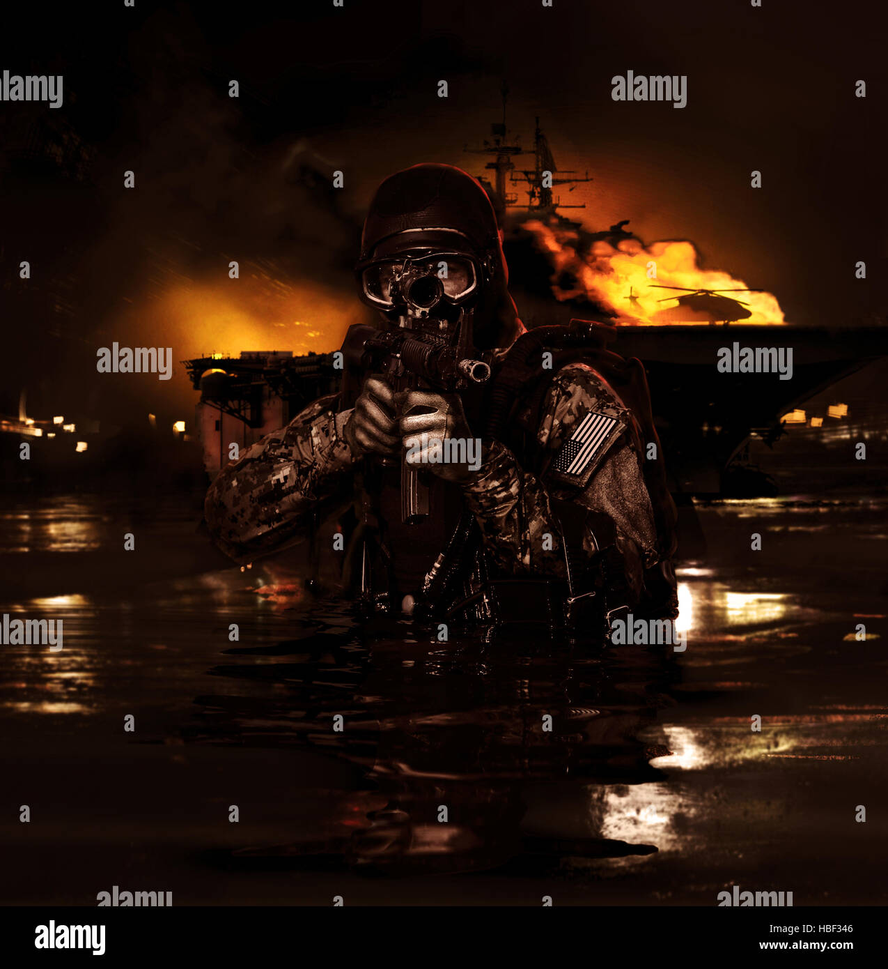 Scuba diver frogman immagini e fotografie stock ad alta risoluzione - Alamy