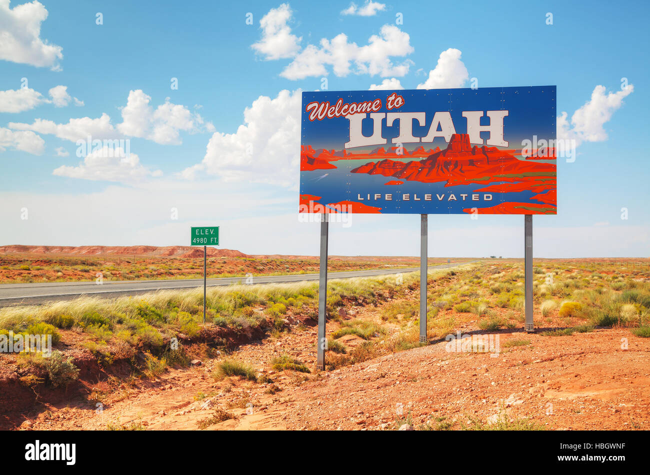 Carta stradale utah immagini e fotografie stock ad alta risoluzione - Alamy