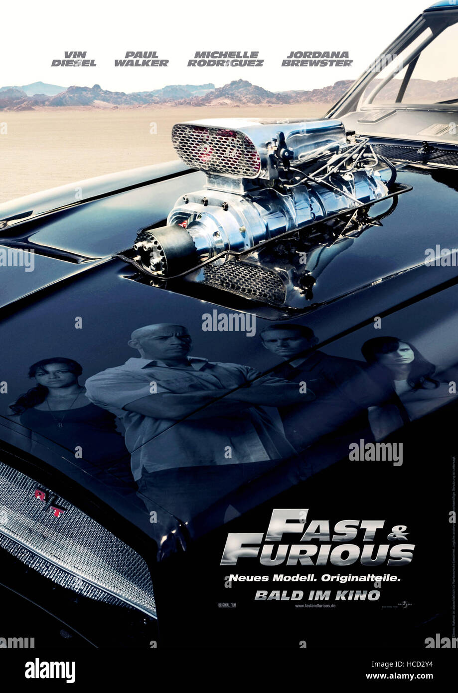 FAST & Furious, (aka veloce e furioso), riflesso da sinistra: Michelle ...