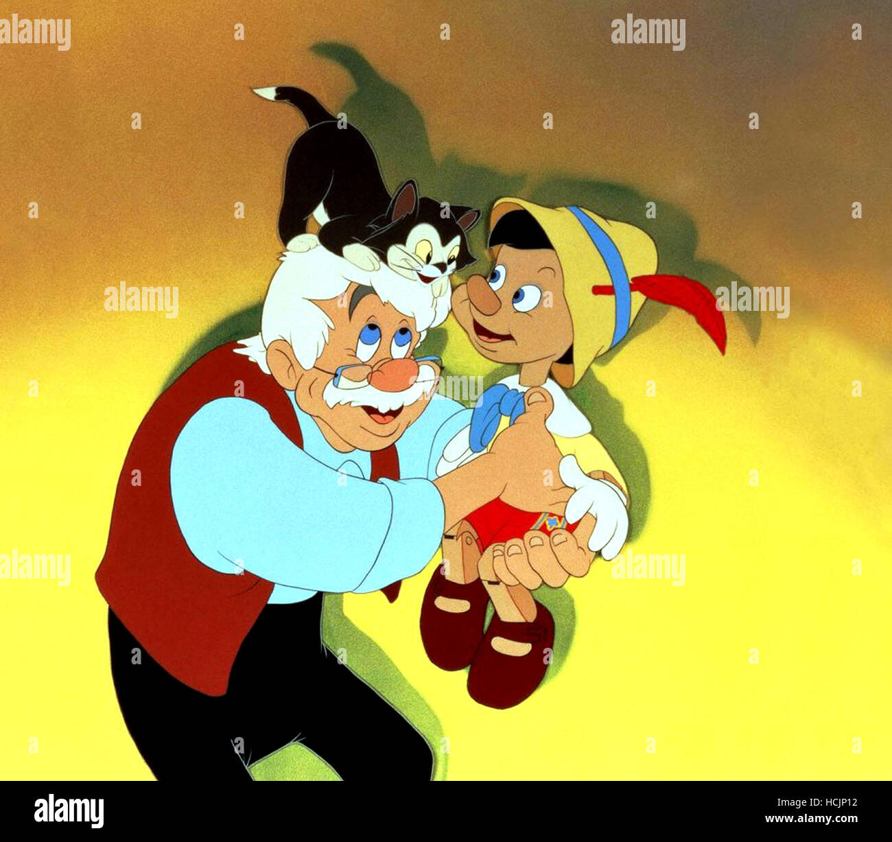 PINOCCHIO, Geppetto, Pinocchio, 1940, (c) Walt Disney/cortesia Everett ...