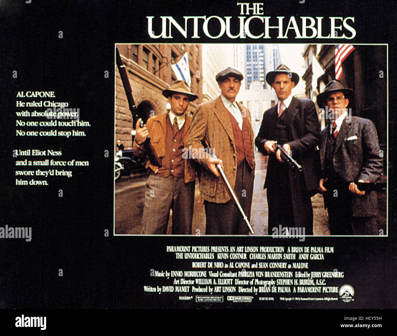 Gli intoccabili, Andy Garcia, Sean Connery, Kevin Costner, Charles ...