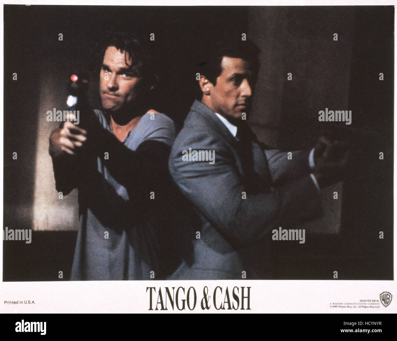 TANGO E CASH, (aka TANGO & CASH), US lobbycard, da sinistra: Kurt ...