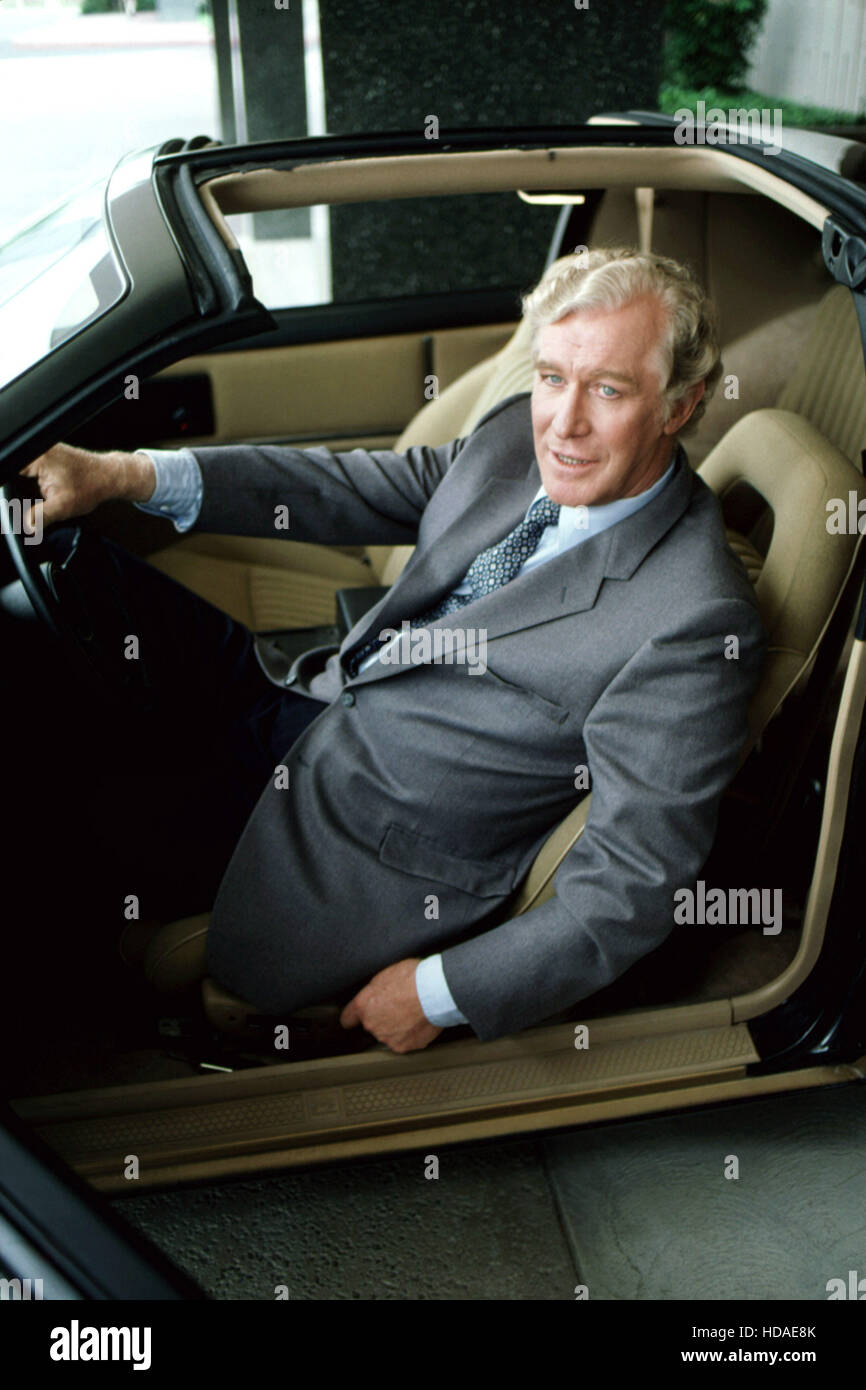 KNIGHT RIDER, Edward Mulhare (seduto in K.I.T.T.), (stagione 1), 1982 ...