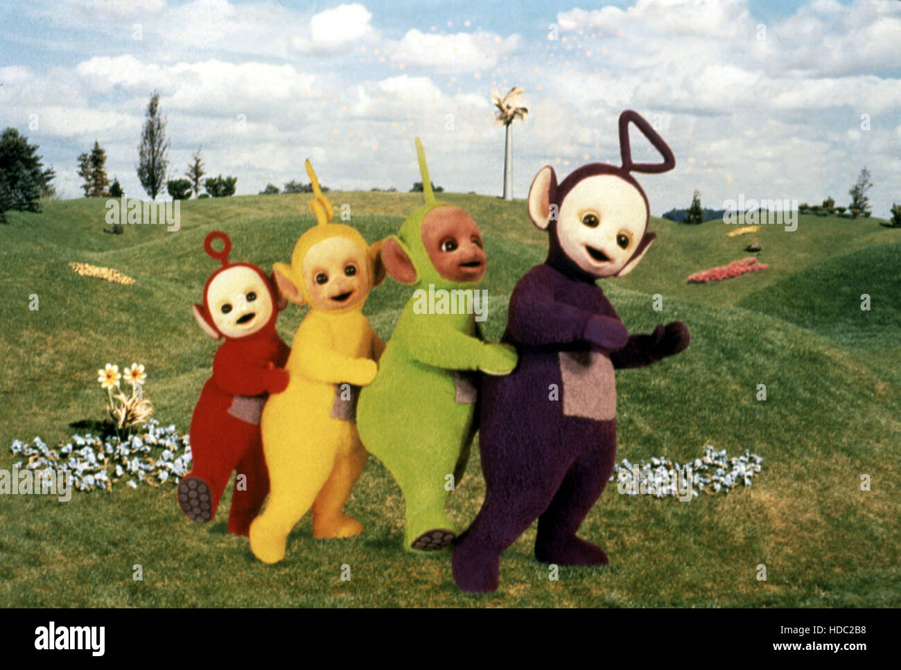 TELETUBBIES, Po, Laa-Laa, Dipsy, Tinky Winky, 1998 Foto stock - Alamy