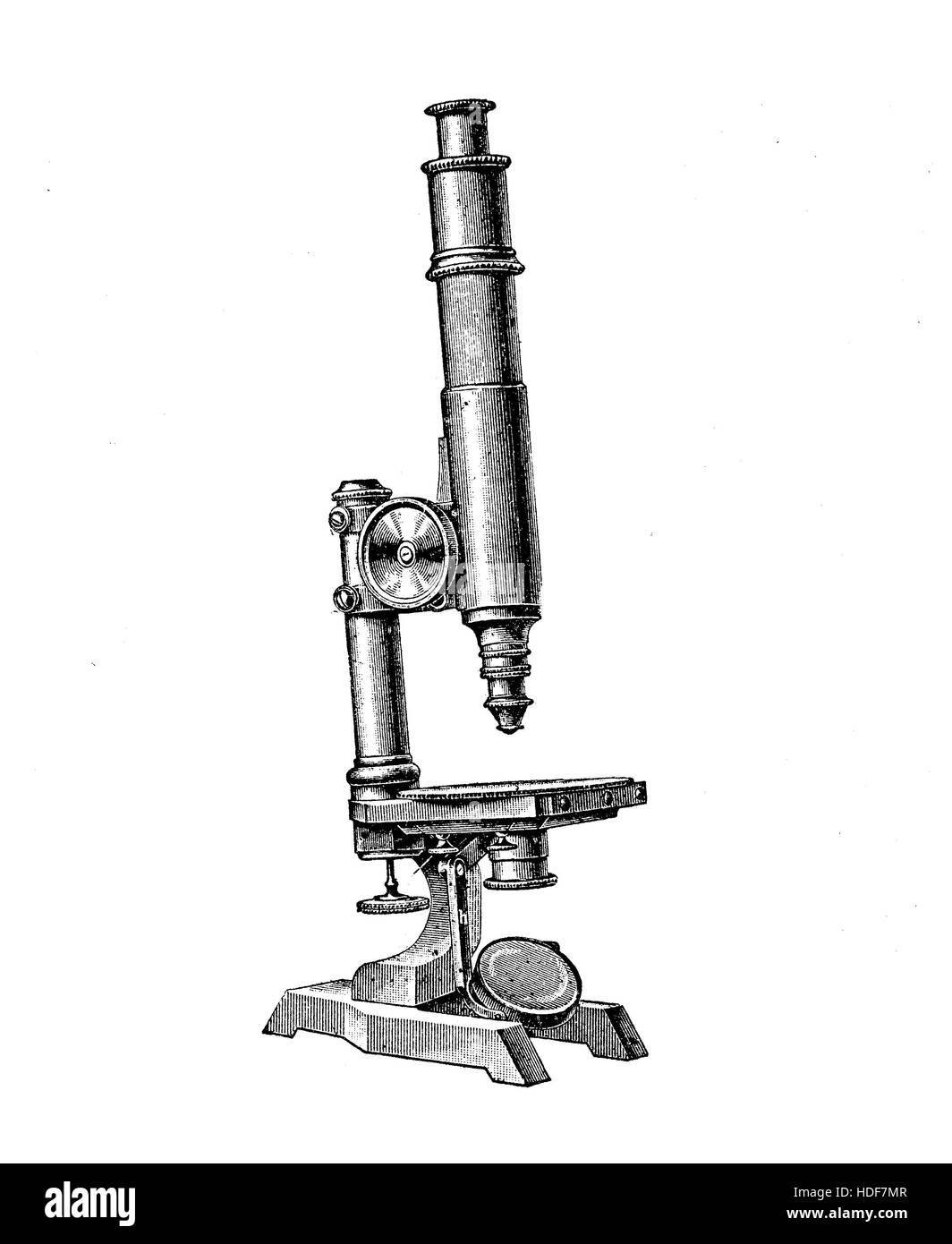 Compound light microscope Foto e Immagini Stock in Bianco e Nero - Alamy
