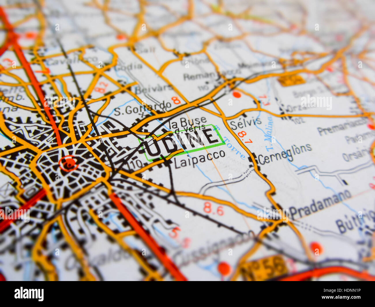 Udine Mappa Stradale