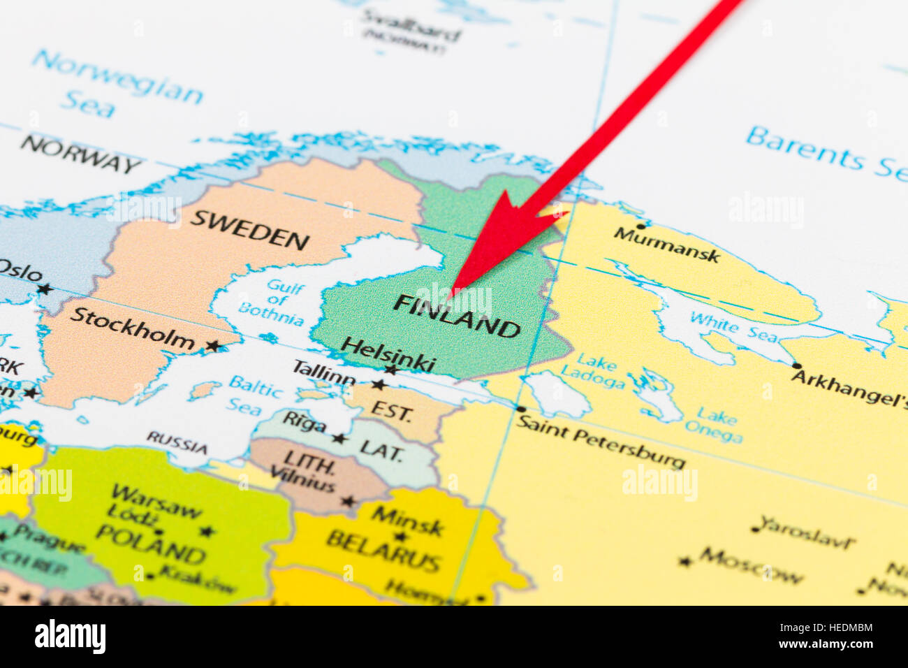 Finlandia cartina immagini e fotografie stock ad alta risoluzione - Alamy