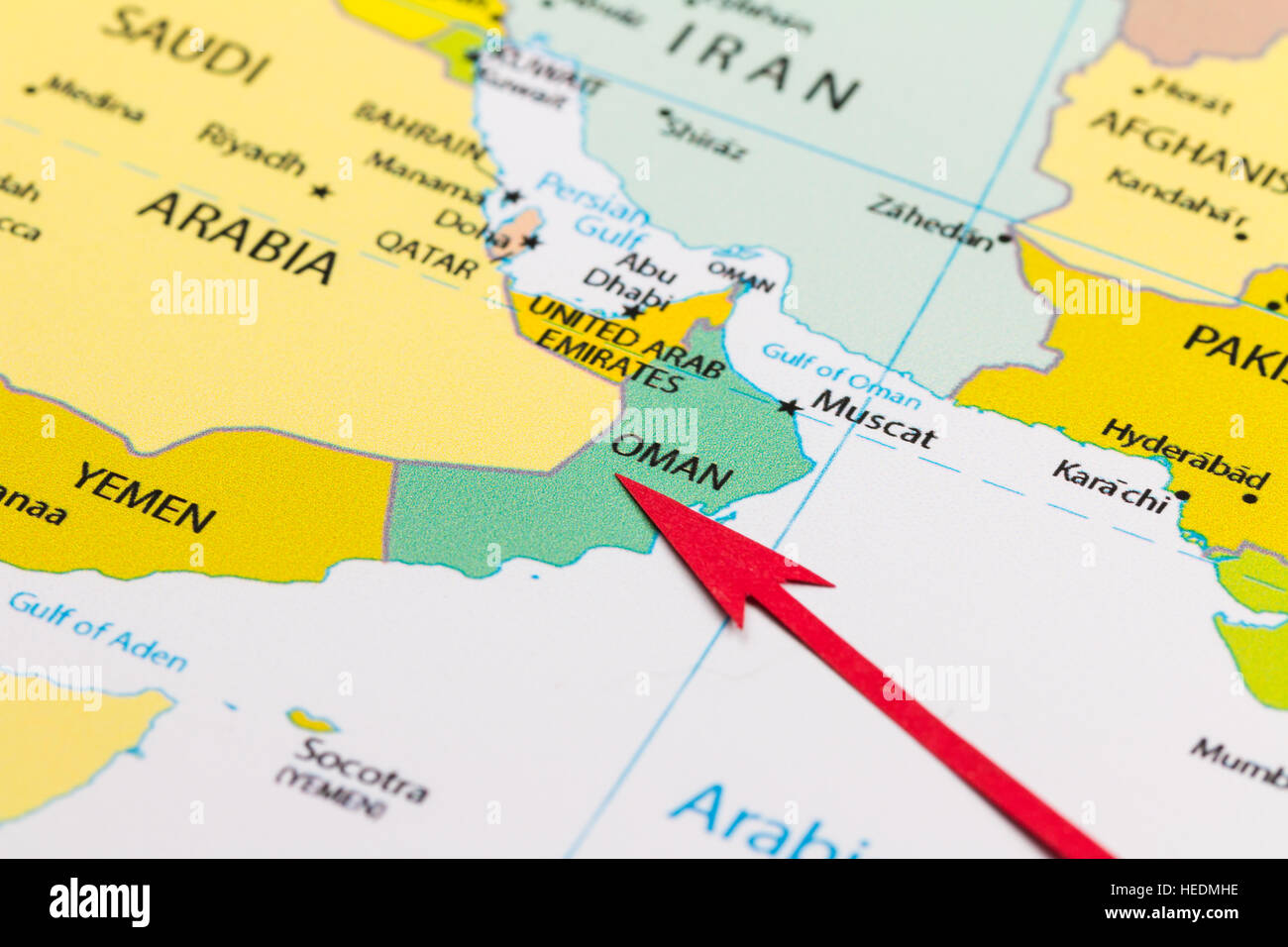 Oman map immagini e fotografie stock ad alta risoluzione - Alamy