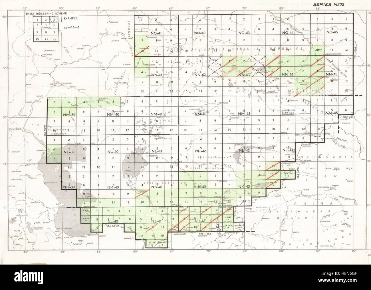 Mappa della siberia occidentale immagini e fotografie stock ad alta ...