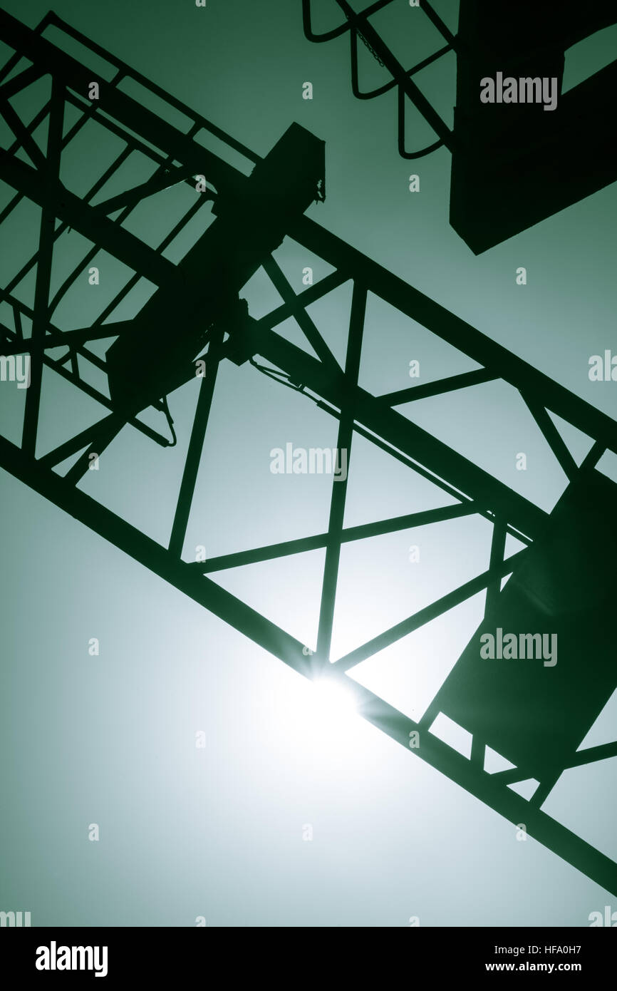 Industria delle gru portuali del cantiere navale immagini e fotografie ...