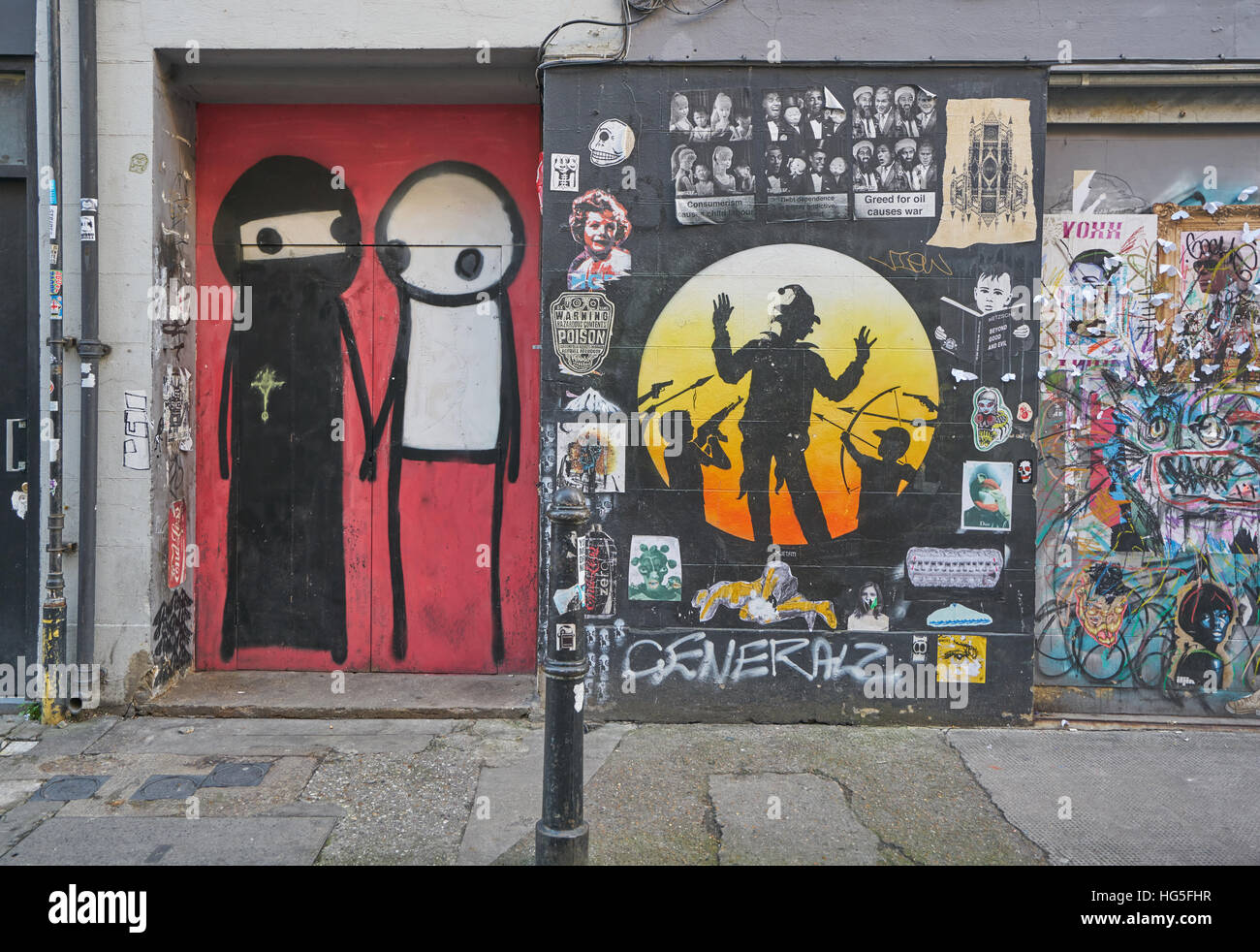 Arte di strada di stik immagini e fotografie stock ad alta risoluzione ...