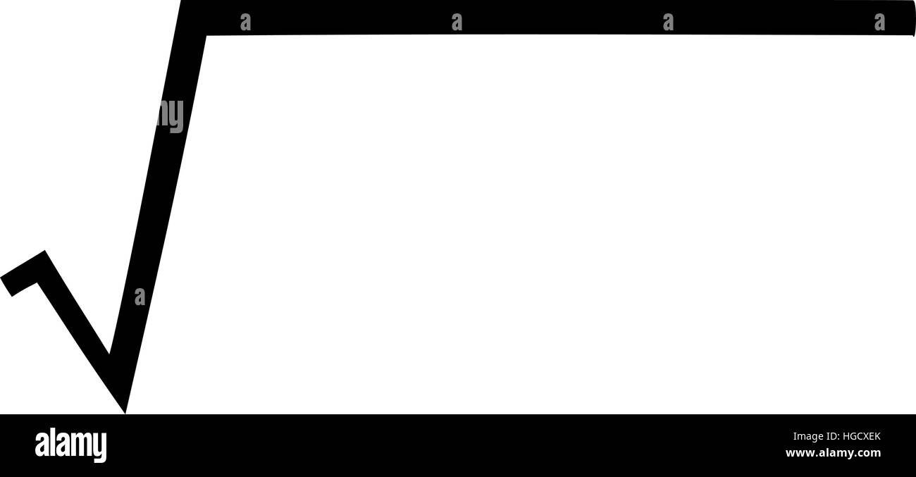 Simbolo radice quadrata Immagini Vettoriali Stock - Alamy