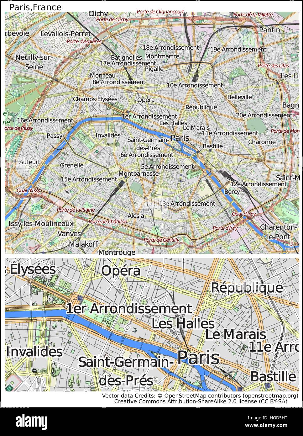 Political Map Austria Capital Vienna Immagini e Fotos Stock - Alamy