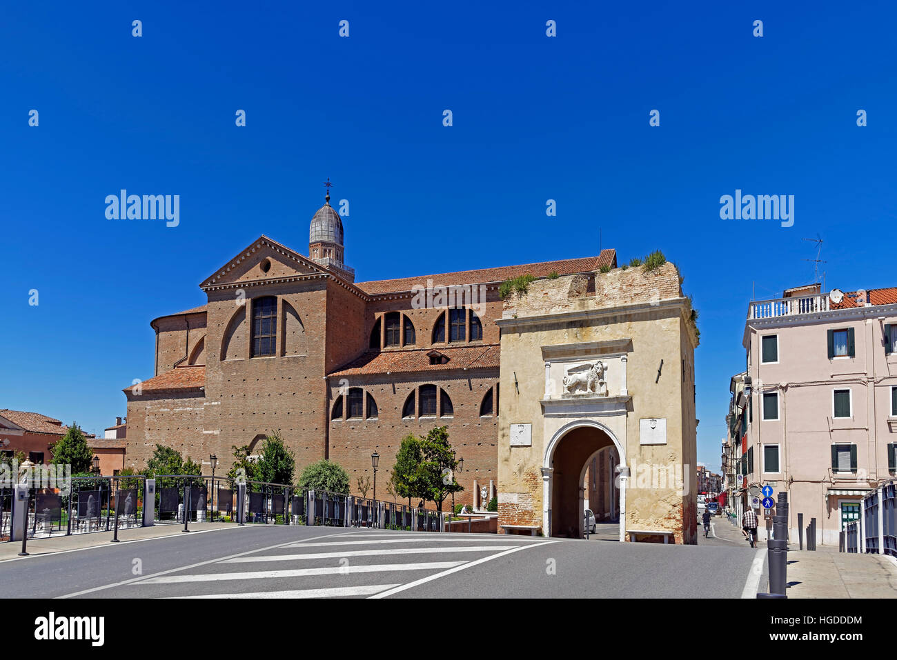 Chioggia, Porta Santa Maria o Porta Garibaldi, Cattedrale di Santa ...