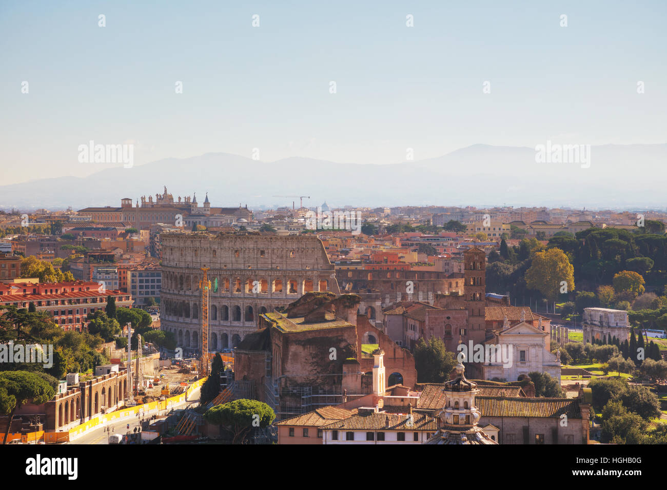 Colosseo veduta aerea immagini e fotografie stock ad alta risoluzione ...