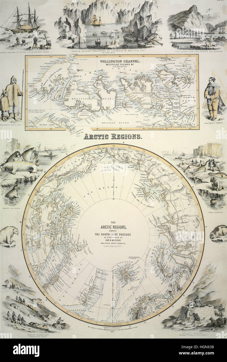 Mappa dell'artico 1865 immagini e fotografie stock ad alta risoluzione ...