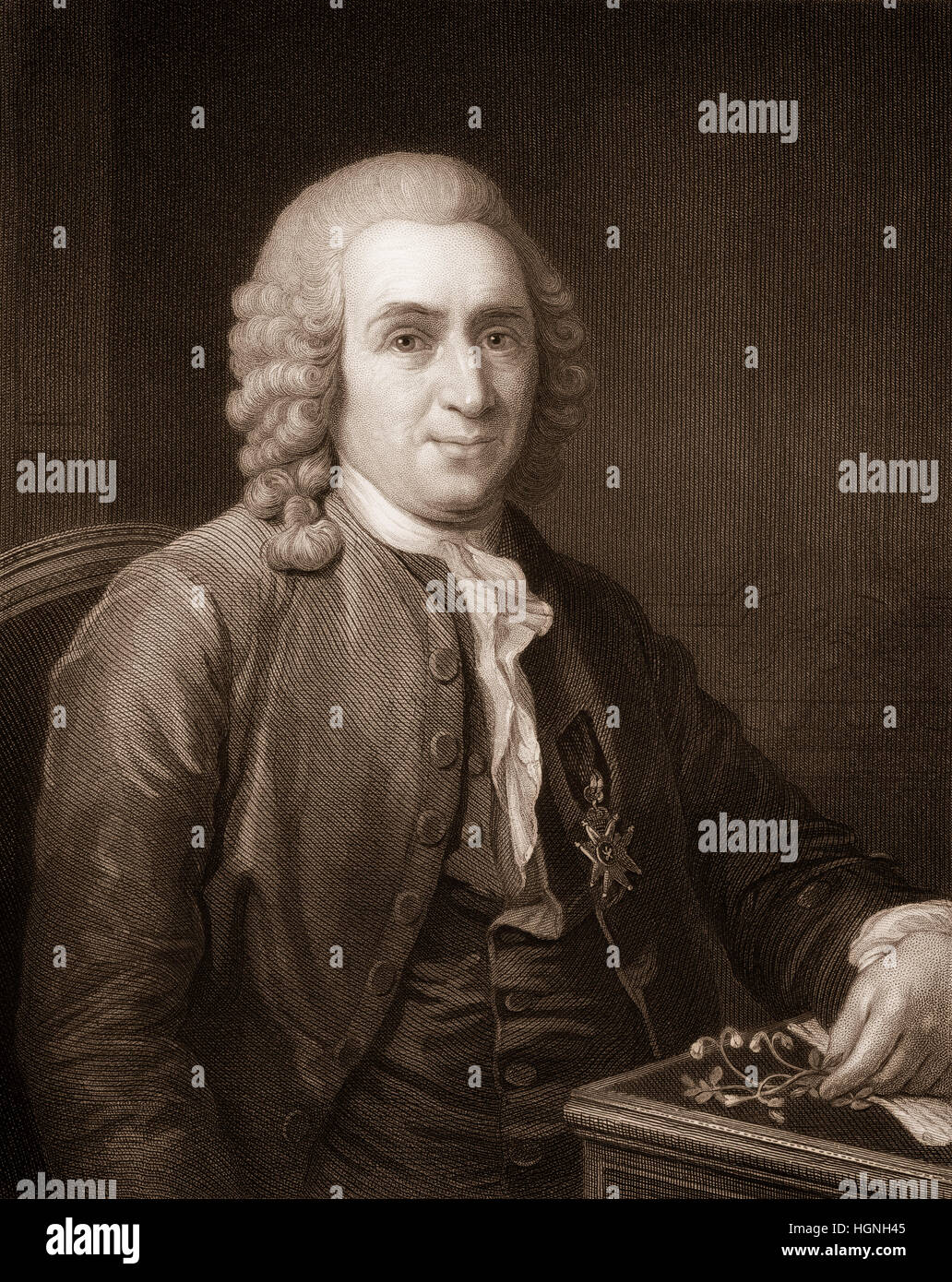 Carl von linne oder linnaeus immagini e fotografie stock ad alta ...