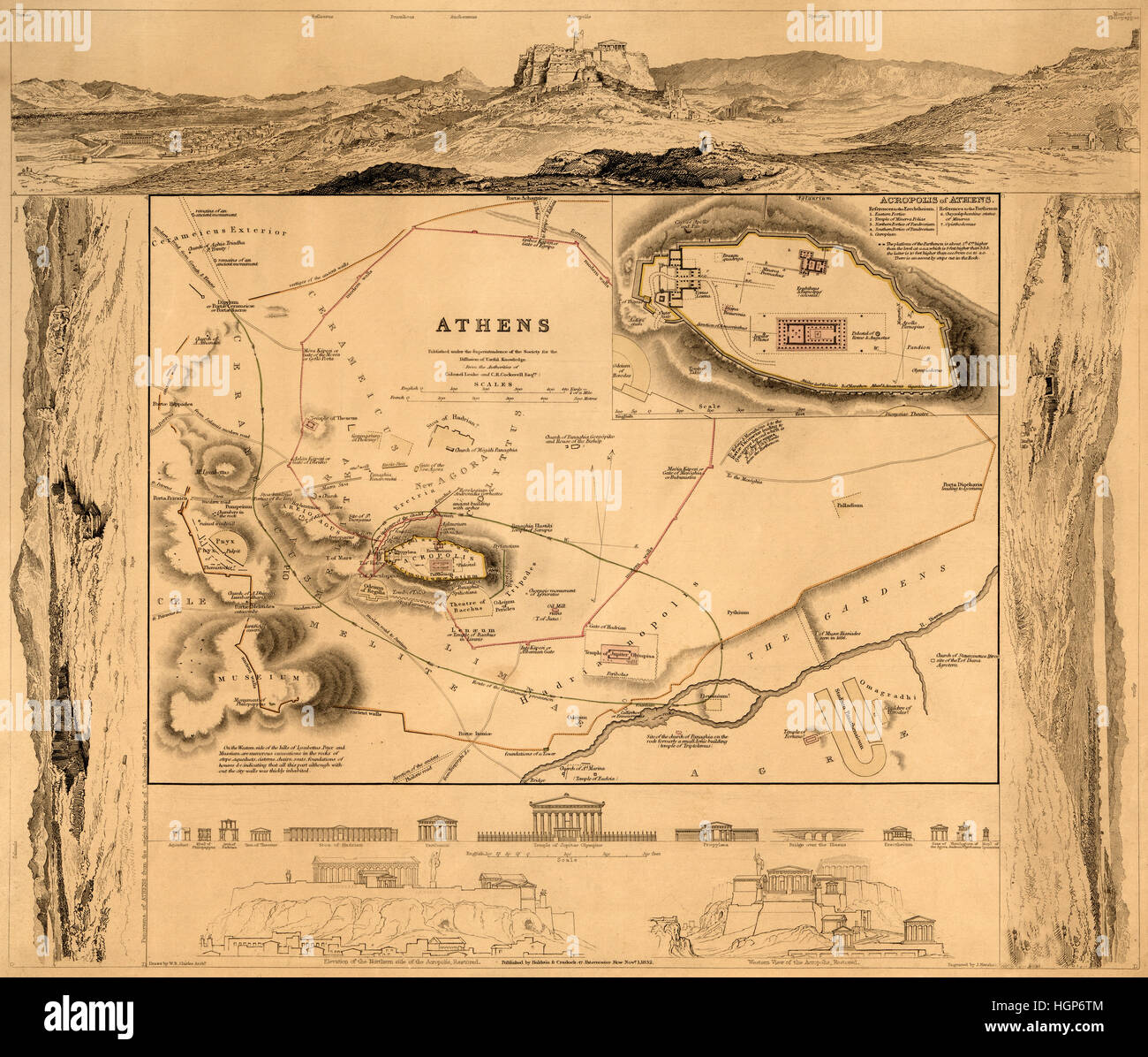 Mappa di atene 1832 immagini e fotografie stock ad alta risoluzione - Alamy