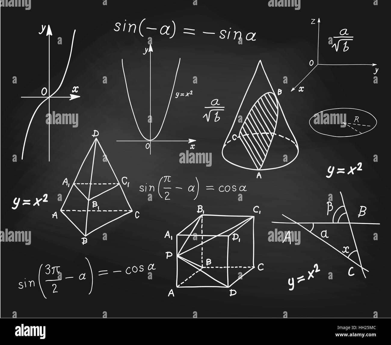 Imparare la matematica Immagini Vettoriali Stock - Alamy