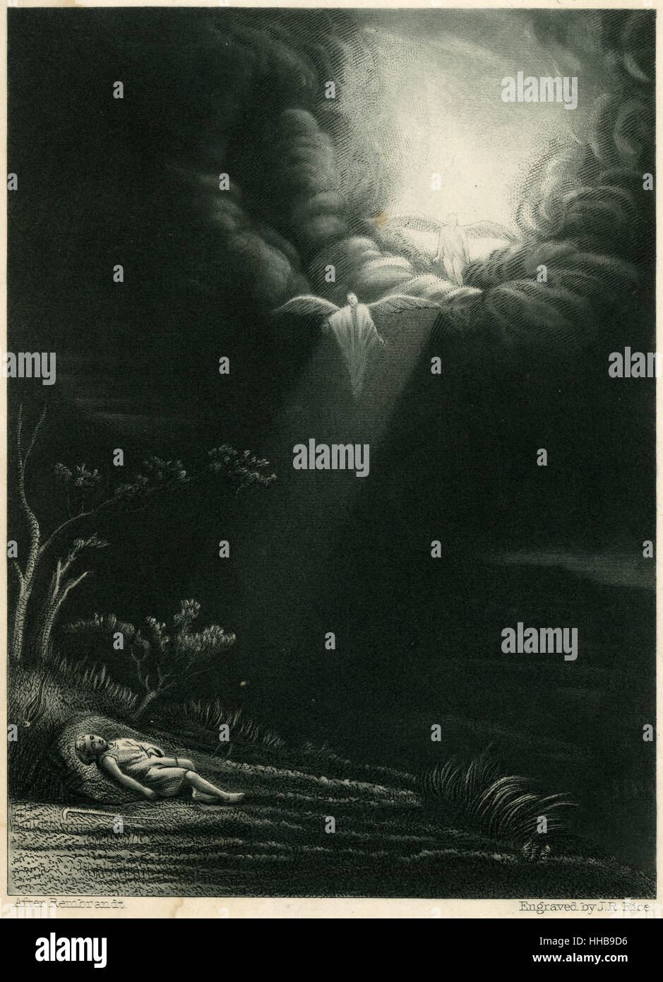 Scala di giacobbe incisione immagini e fotografie stock ad alta ...