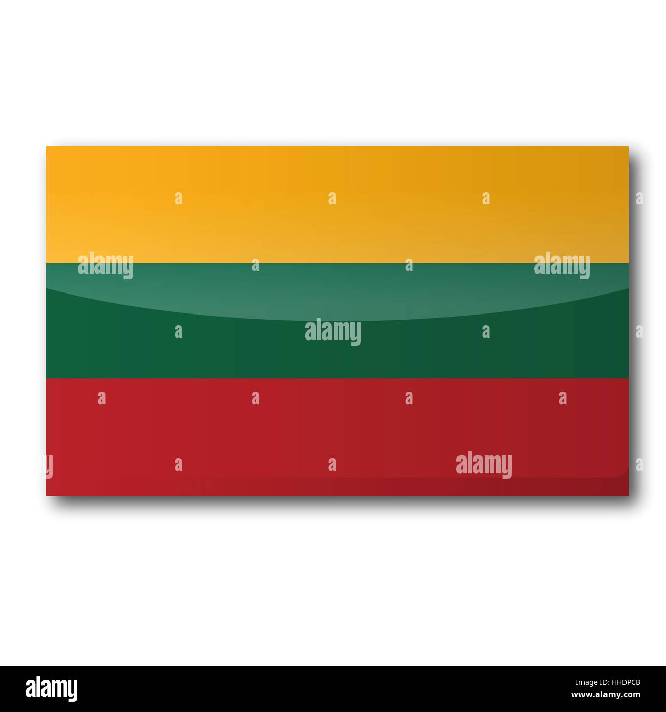 Bandiera della mappa di lituania Immagini senza sfondo e Foto Stock ...
