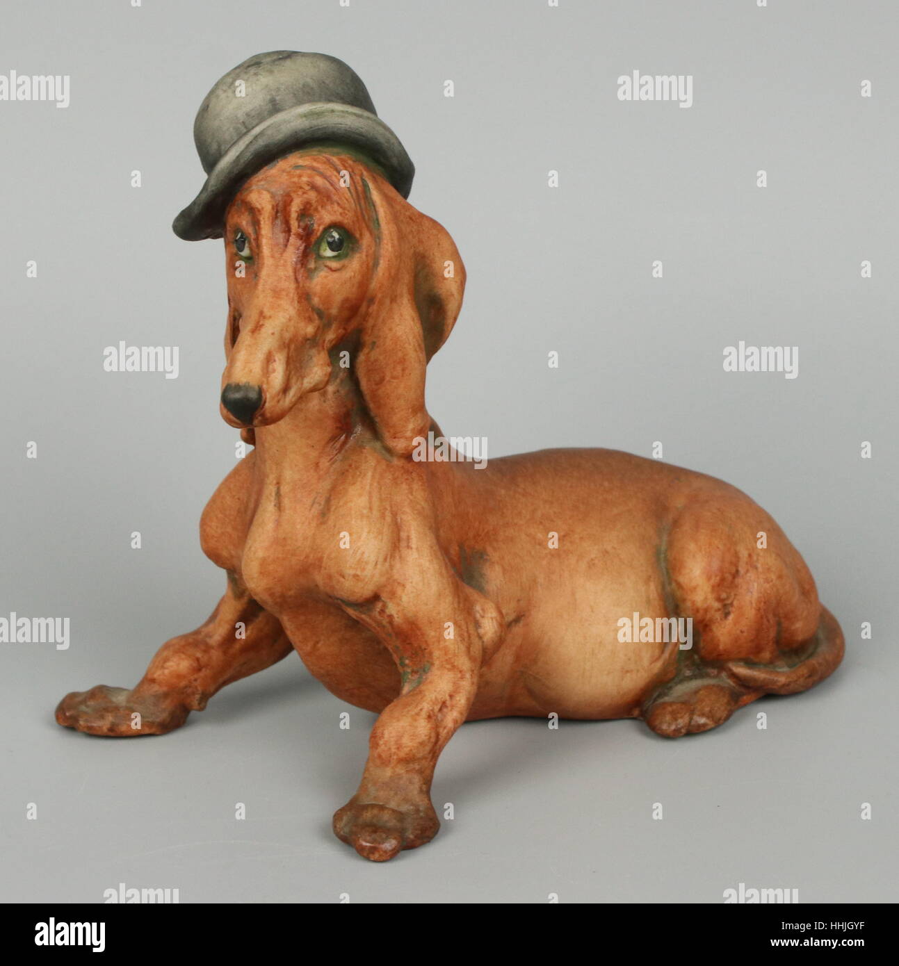 Capodimonte Giuseppe Cappe di figurine di porcellana 99088 Bassotto con ...