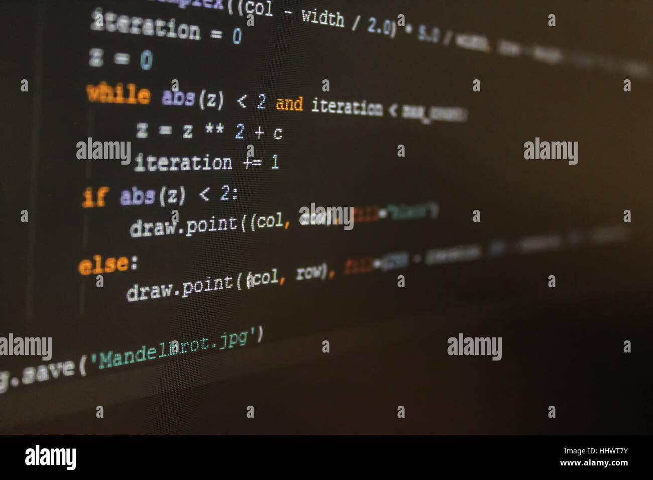 Programmazione in linguaggio binario immagini e fotografie stock ad ...