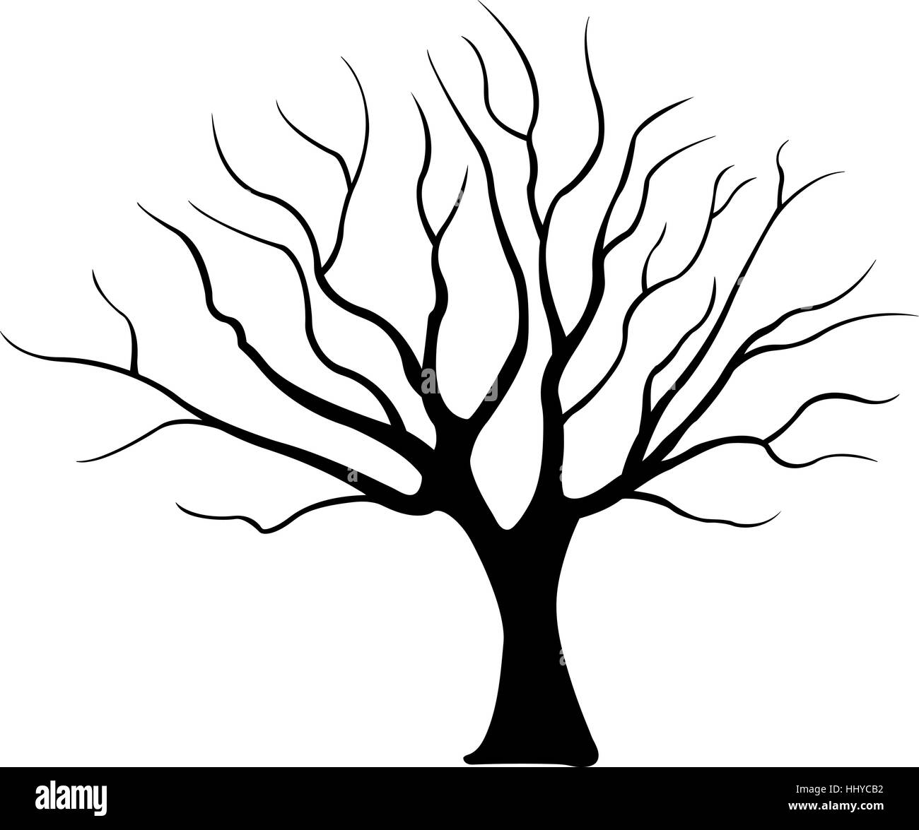 Sagoma di rami di un albero Immagini Vettoriali Stock - Pagina 2 - Alamy