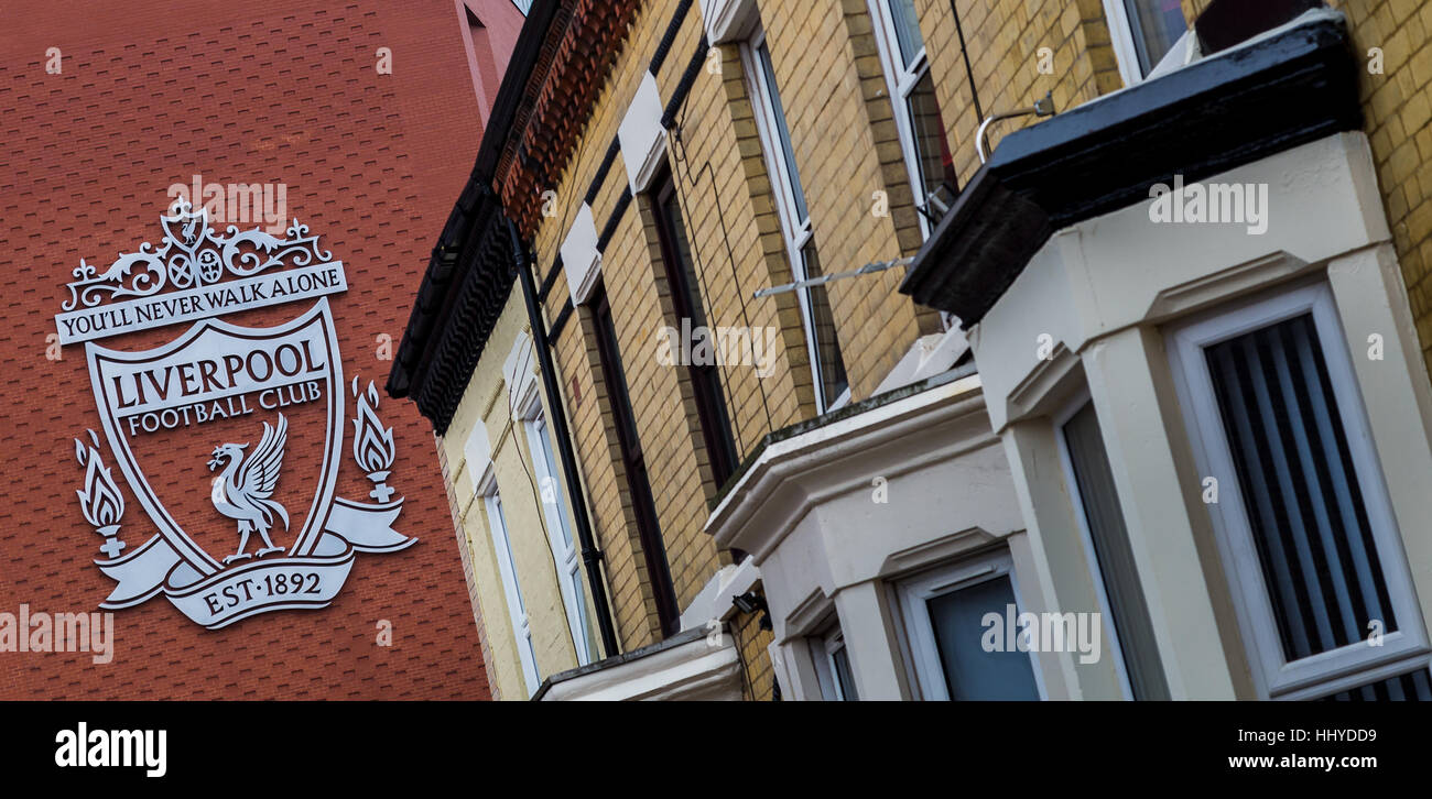 Liver bird anfield stadium liverpool immagini e fotografie stock ad ...