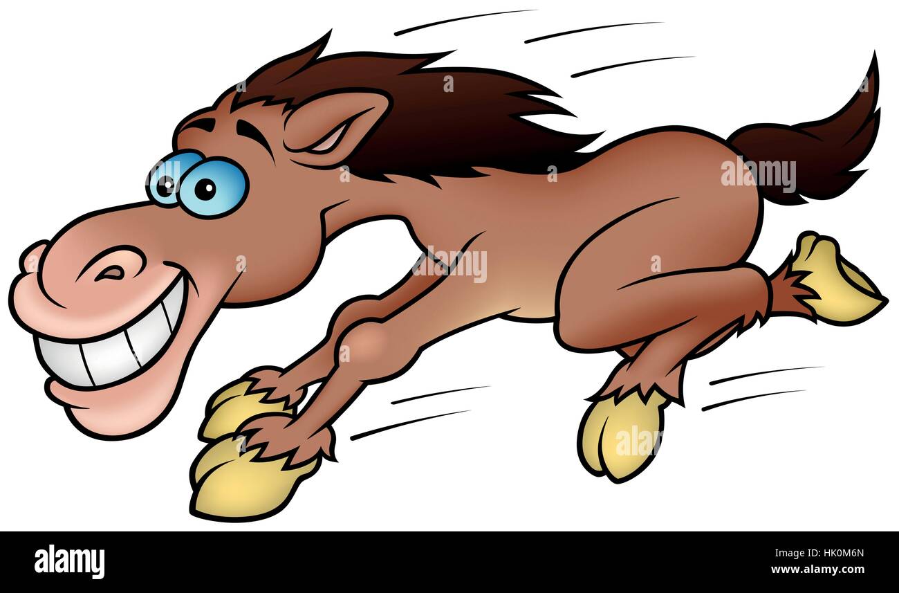 Cavallo che ride Immagini Vettoriali Stock - Alamy